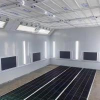 China Fire Resistant Mobile Car Paint Booth 48W LED 8.9 M Car Oven Paint Spray Booth for sale