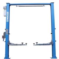 China 5000kg Two Post Car Lifts Lifting 45 Seconds Safety Manual Release Mobile 2 Post Lift for sale