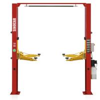 China Safety Two Post Car Lifts 5500kg Manual Release 2 Post Vehicle Lift 2800mm for sale