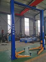 China 10000lbs Clear Floor Two Post Car Lifts 4500kg Ganty Car Lifter Machine Floor Plate 2 Post Lift for sale