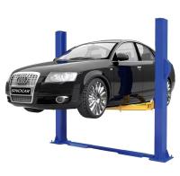 China 5000kg Two Post Car Lifts Lifting 45 Seconds Safety Manual Release Mobile 2 Post Lift for sale