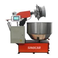 China Fully Automatic Rim Repair Machine 1.7kw Polisher Equipment Hub Polish For Luxurious Car for sale