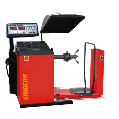 China 220v Computerised Heavy Duty Tire Balancer Truck Wheel Balancer Tyre Balancing Machine for sale