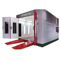 China Explosion Proof Vehicle Spray Booth Steel Construction 7900 X 4100 X 2700mm for sale