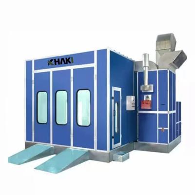 China 2 Stage Filter Car Spray Booth Steel Frame Rock Wool Panel Safety Door Without Glass for sale
