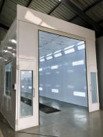 China Customized Bus Spray Booth with Powerful Fan Front Doors With Glass for sale