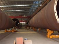 China Manual Travel Bogie Self Aligning Rotators 20T For Boil Fabricating for sale