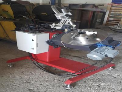 China 2 Axes Excavator Grab Rotary Welding Positioners 2000KG 250mm for sale