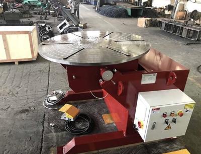 China Conventional 10 Ton Tube Welding Positioner 2000mm Table 0.14rpm Tilt Speed for sale