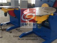 China 100kg 0.1-1rpm Pipe Benchtop Welding Positioner with T-Slot Table for Industrial Use for sale