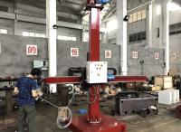 China Manual Rotation Welding Column Boom 80kg Load 120mm-1000mm Stroke Industrial Welding Manipulator for sale
