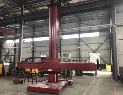 China Manual Rotation Welding Column Boom 80kg Load 120mm-1000mm Stroke Industrial Welding Manipulator for sale