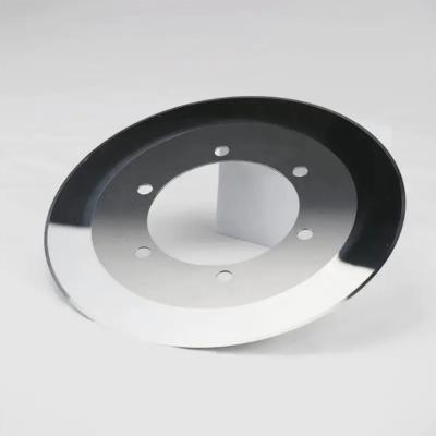 China Precision CNC Ground Carbide Rotary Slitter Blades HRA 80-94 Hardness For Metal Paper Slitting for sale