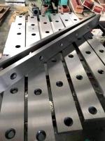 China Cr12MoV Sheet Metal Shear Blades With HRC 58-62 Hardness 6000mm Length For Precision Cutting for sale