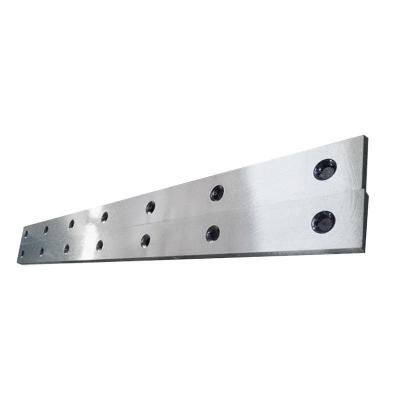 China Straight Edge Flying Industrial Shear Blades Anti Corrosion Coating For Metal Cutting Tasks for sale