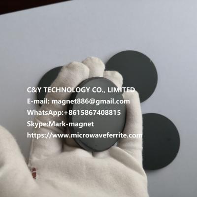 China 500℃ Curie Point Microwave Ferrites Low Dielectric Loss Tangent Saturation Magnetization for sale
