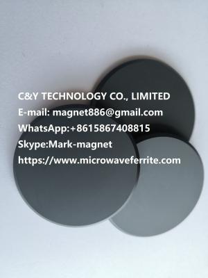 China Spin Wave Line Microwave Ferrites with Low Dielectric Loss Tangent and Temperature Stability for sale