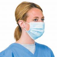 China Disposable Surgical Face Mask With Elastic Ear Loop Non Woven 17.5*9.5cm for sale