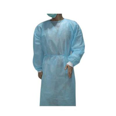 China Soft Texture Disposable Isolation Gowns / Non Woven Isolation Gown for sale