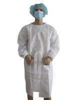 China Soft Texture Disposable Isolation Gowns / Non Woven Isolation Gown for sale