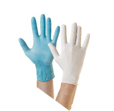 China Natural Latex Disposable Medical Gloves Good Isolation Beaded Cuff for sale