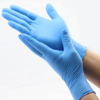 China Natural Latex Disposable Medical Gloves Good Isolation Beaded Cuff for sale