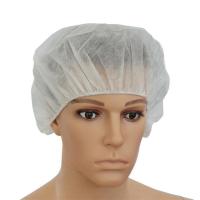 China Good Elastic Disposable Head Cover / Hospital Disposable Non Woven Cap for sale