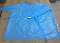 China PP PE Coated Non Woven Isolation Gown Garment AAMI Level 2 FDA Certification for sale