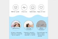 China Battery Operated Non Contact Digital Thermometer For Baby Automatic Power Off for sale