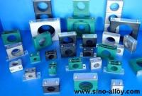 China Standard pipe clamps, Polyamide inner grooved inside, galvanized steel for sale