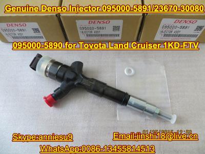 China Denso Genuine & New Common Rail Injector 095000-5891/ 095000-5890/23670-30080 for Toyota for sale
