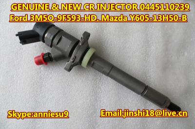 China Genuine Common Rail Injector 0445110239 for Ford 3M5Q-9F593-HD, Mazda Y605-13H50-B for sale