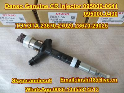China Denso Genuine & New Common Rail Injector 095000-0641 095000-0430 for Toyota Corolla 23670- for sale