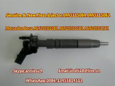 China Genuine & New Piezo Injector 0445115064 0445115063 for Mercedes Benz A6420701387 A64207015 for sale