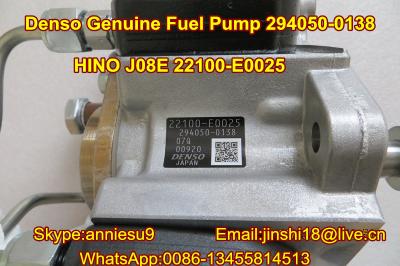 China Denso Genuine Fuel Pump 294050-0138 for HINO J08E 22100-E0025 for sale