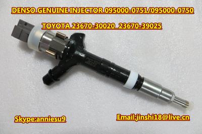 China Denso Genuine Fuel Injector 095000-0750/095000-0751 for Toyota 23670-30020/ 23670-39025 for sale