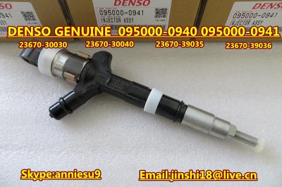 China Denso Common Rail Injector 095000-0940/095000-0941 for TOYOTA 23670-30030/23670-39035 for sale