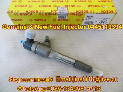 China Genuine & New Common Rail Injector 0445110334 for JMC Chaochai 4D47 115KW for sale