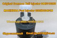 China Original and New Common Rail Injector 0445110260 MAHINDRA Fuel Injector 0305BC0401N for sale