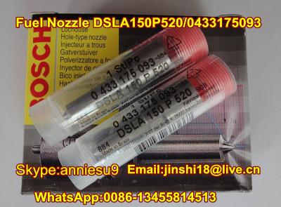 China Diesel Fuel Injector Nozzle 0433175093 / DSLA150P520 for sale