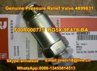 China Genuine Pressure Relief Valve F00R000775 4899831 BG5X-9F479-BA for sale