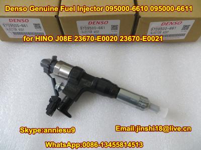 China DENSO Common rail injector 095000-6610, 095000-6611 for HINO J08E 23670-E0020, 23670-E0021 for sale