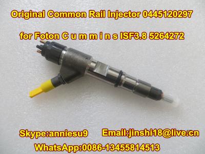 China Genuine& New Common Rail Injector 0445120297 for Beijing Foton ISF3.7 5264272 for sale