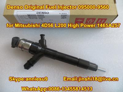 China DENSO Genuine Fuel Injector 095000-9560 for Mitsubishi 4D56 L200 High Power 1465A257 for sale