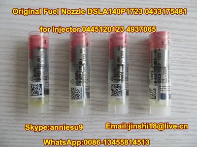 China Original Common Rail Fuel Nozzle DSLA140P1723 0433175481 for Injector 0445120123 493 for sale