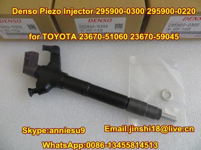 China Denso Piezo Injector 295900-0300 295900-0220 for TOYOTA 23670-51060 23670-59045 for sale
