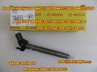 China Piezo Injector 0445115051 0445115052 0445115078 for AUDI VW 059130277AH 059130277BA for sale