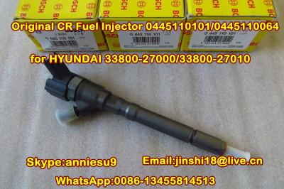 China Common Rail Injector 0445110101  0445110064 for HYUNDAI 33800-27000 for sale