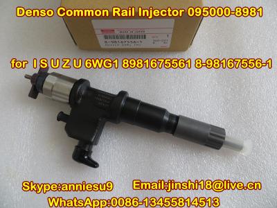 China Denso Common Rail Fuel Injector 095000-8981 for ISUZU 6WG1 8981675561  8-98167556-1 for sale