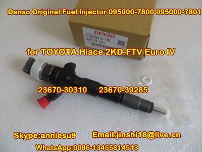 China Denso Common Rail Injector 095000-7800  095000-7801 for TOYOTA Hiace 2KD-FTV Euro IV 23670 for sale